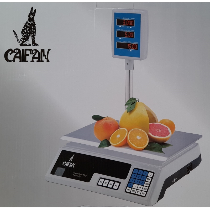 Balanza Digital con brazo hasta 40Kg Caifan - Tienda de Teteras ...